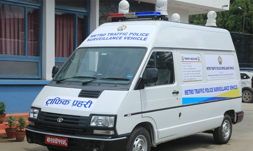 Kathmandu traffic police mobilise surveillance vehicles to monitor ...