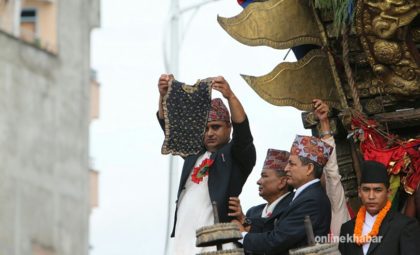 Rato Machhindranath chariot procession to conclude with Bhoto display ...
