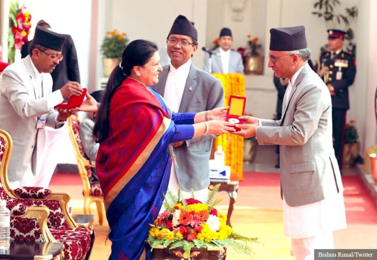 President awards Constituent Assembly members including herself ...