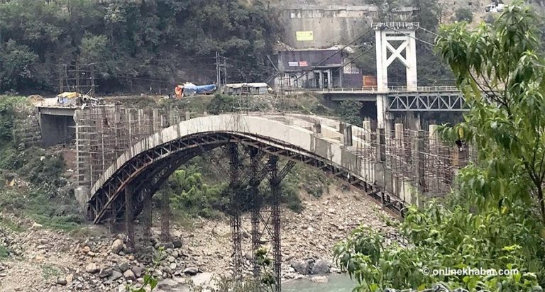 Muglin bridge construction to be complete by June 15 - OnlineKhabar ...