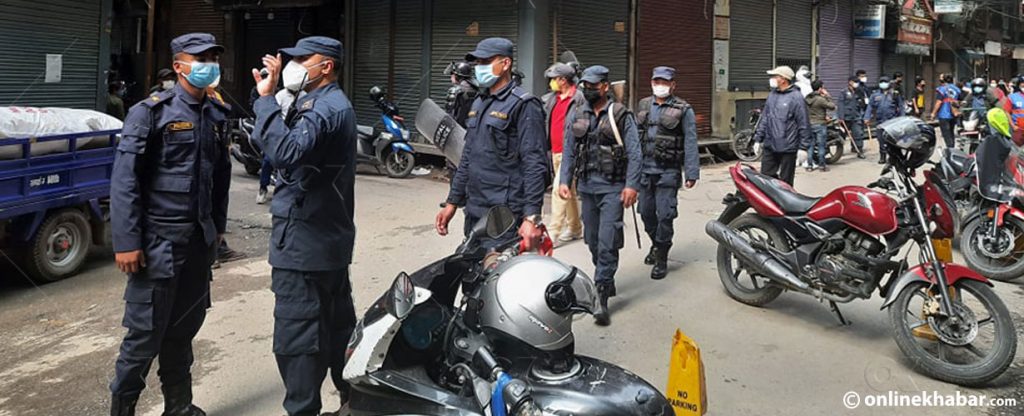 Police clash with Kathmandu traders, shut shops - OnlineKhabar English News