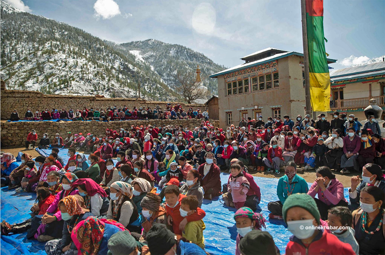 Photographing Chhyam Puja at Yalbang Gumba, Humla in 2021