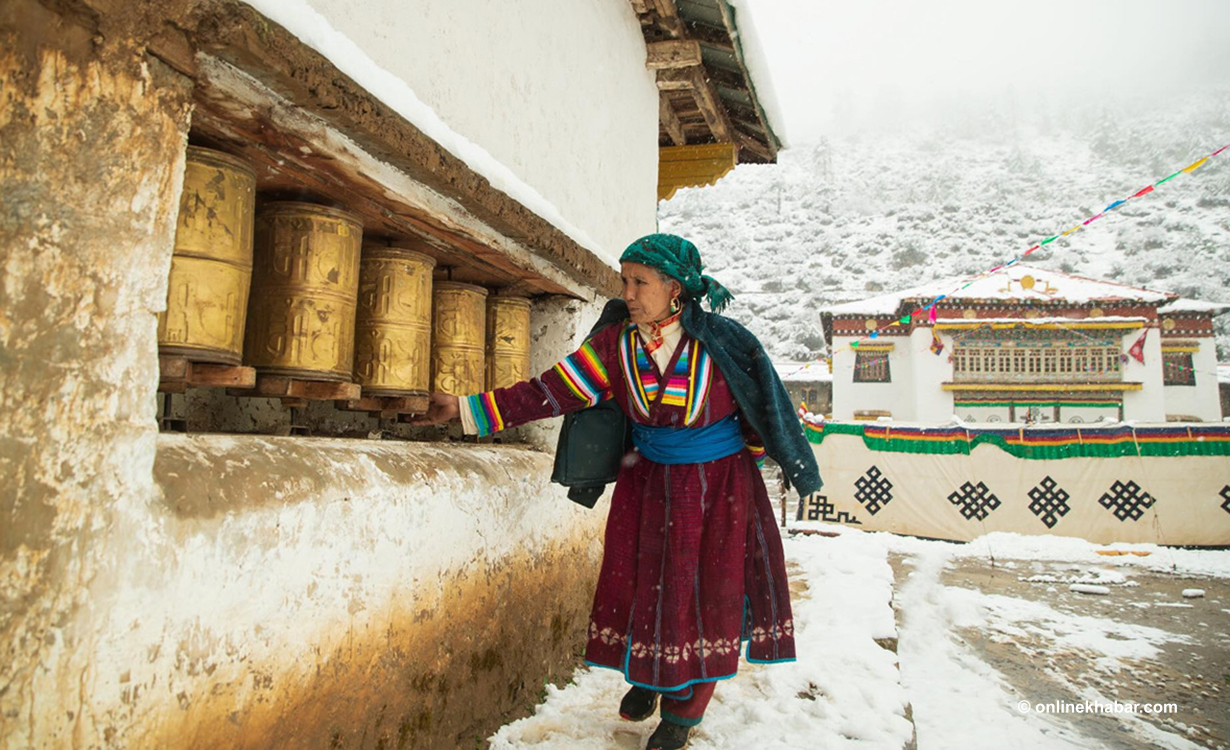 Photographing Chhyam Puja at Yalbang Gumba, Humla in 2021