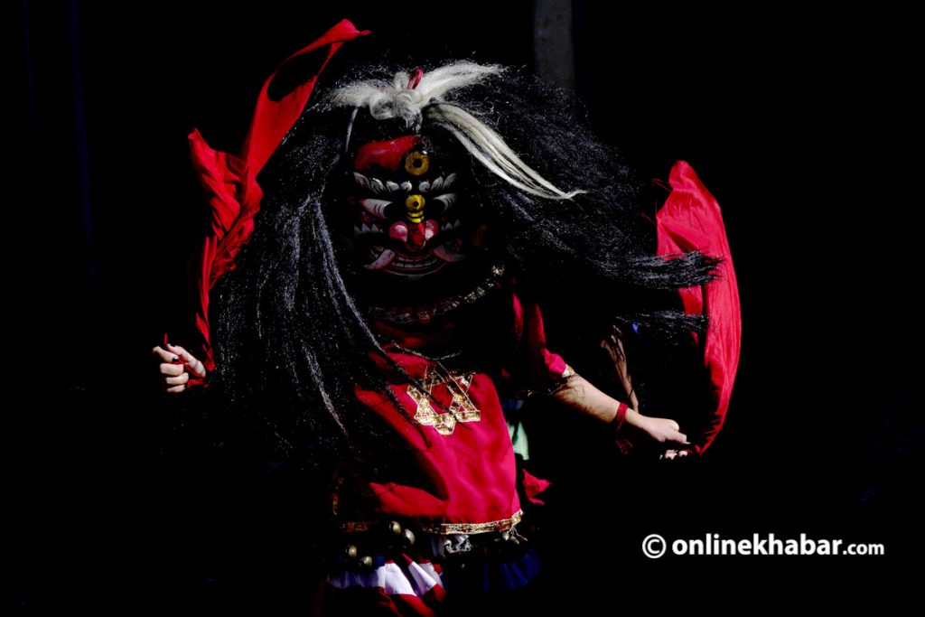 Following Milpu Lakhe lady in Tokha: Change behind the mask