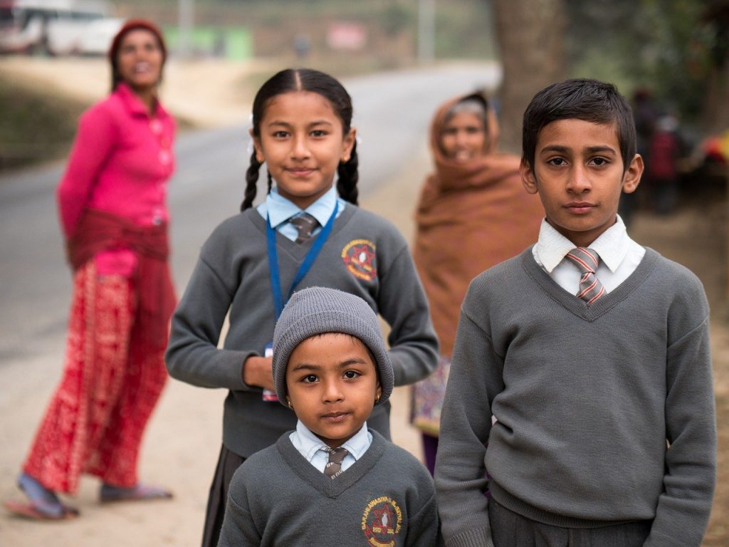 Nepali School Children