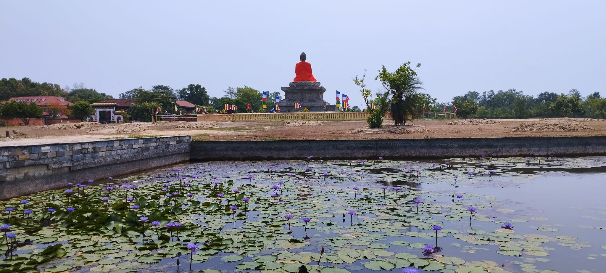 Visit Lumbini to experience Buddhist cultures from the globe
