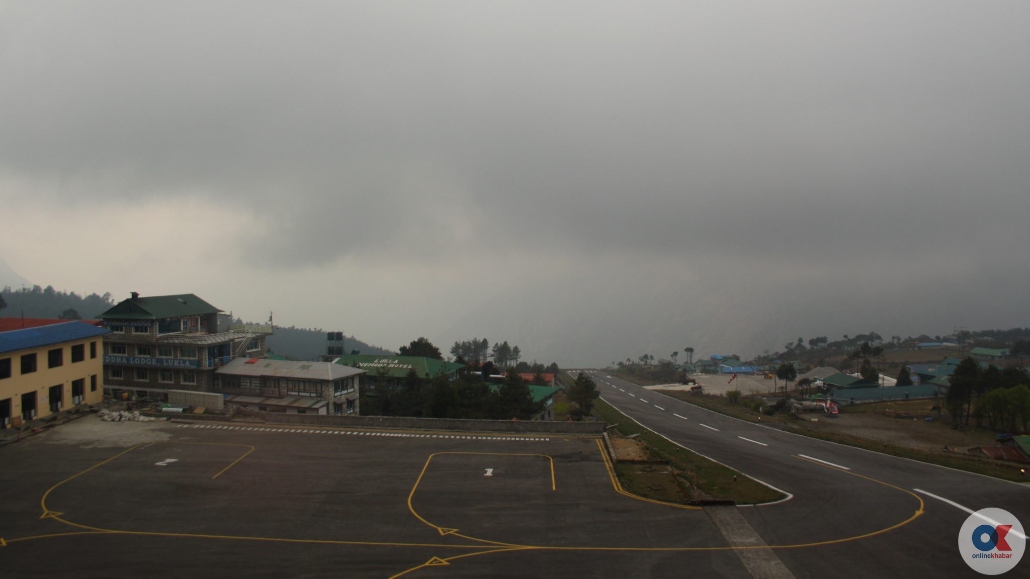 In-route weather camera set up on Kathmandu-Lukla air route ...