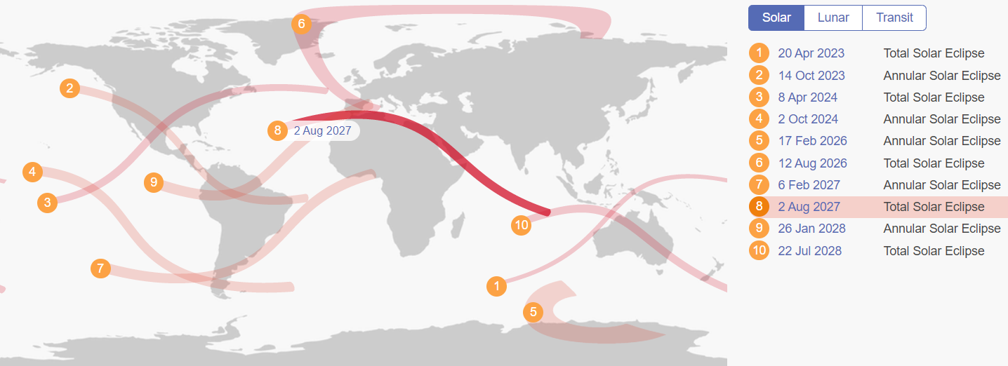 First solar eclipse of 2023 and all types of solar eclipses